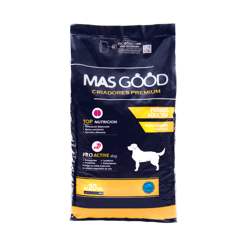 ALIMENTO MASGOOD PREMIUM P/ PERRO ADULTO M Y G - Corralón Gomensoro
