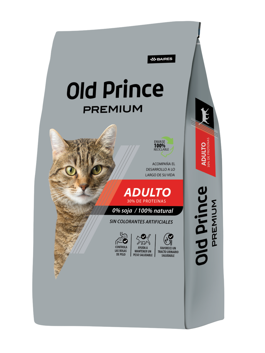 ALIMENTO GATO OLD PRINCE PREMIUM ADULTO X 7.5KG - Corralón Gomensoro